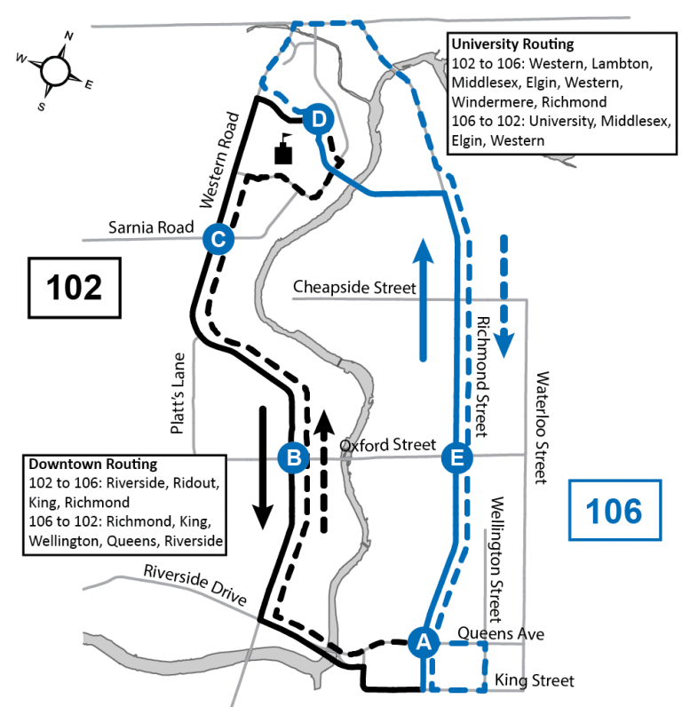 Route 102 – Downtown – Natural Science (Service Resumes September 1 ...