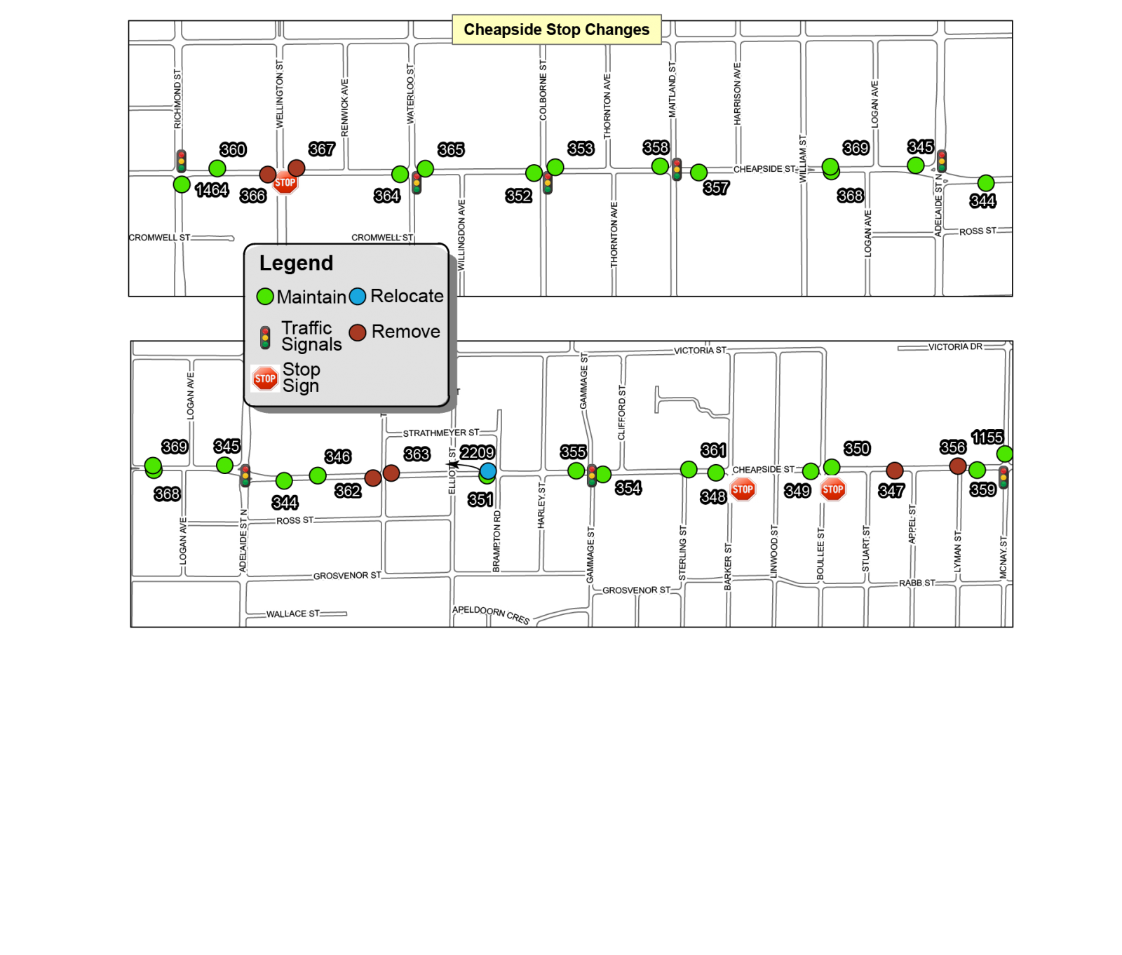 Cheapside Stop Changes – London Transit Commission