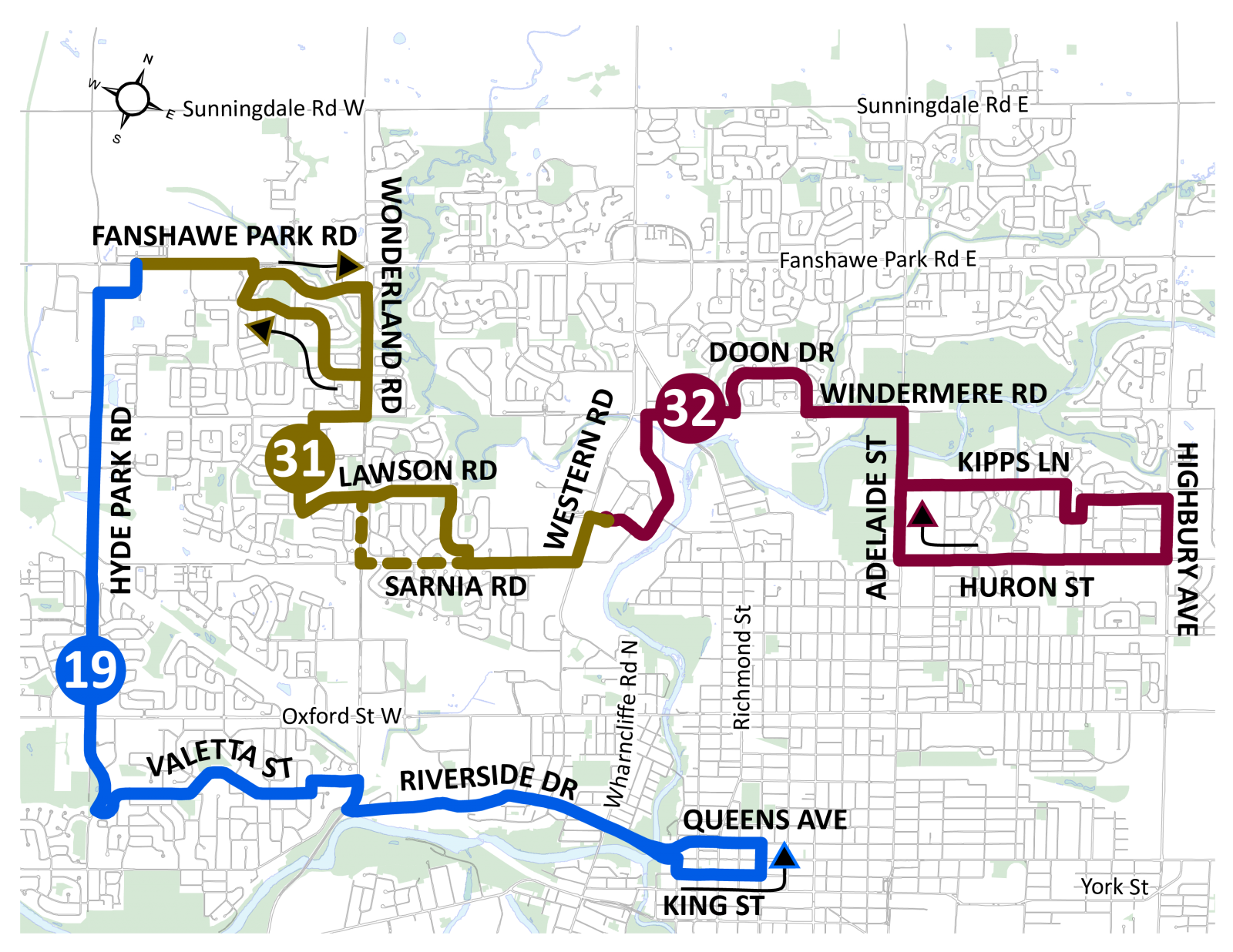 Route 19 – September 1, 2019 – London Transit Commission