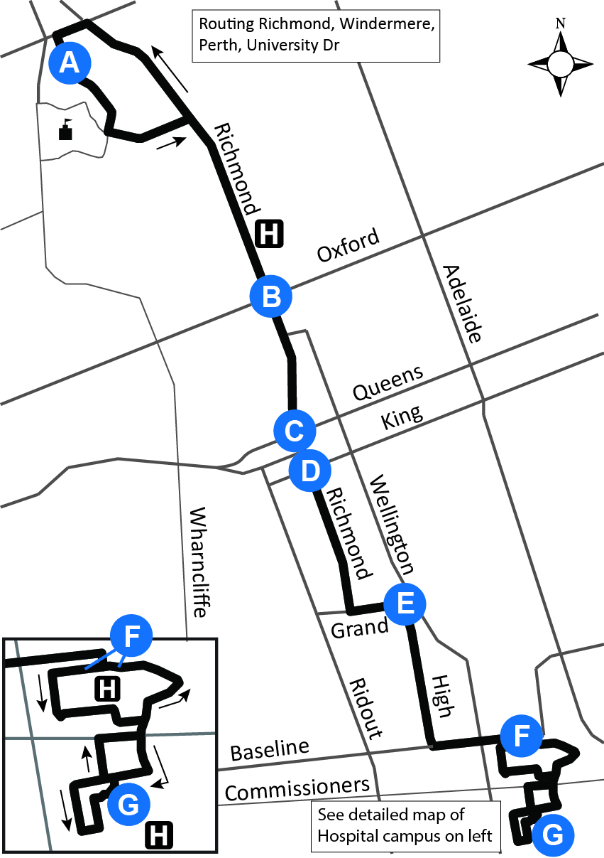 Route 6 – University Hospital – Parkwood Institute – London Transit ...