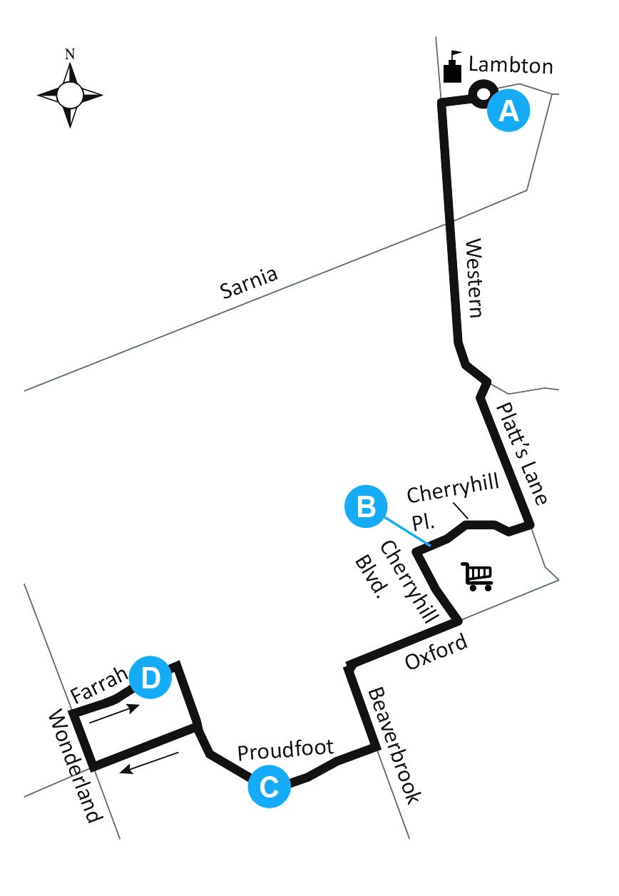 Route 33 – Alumni Hall – Proudfoot (Effective April 28, 2024) – London ...