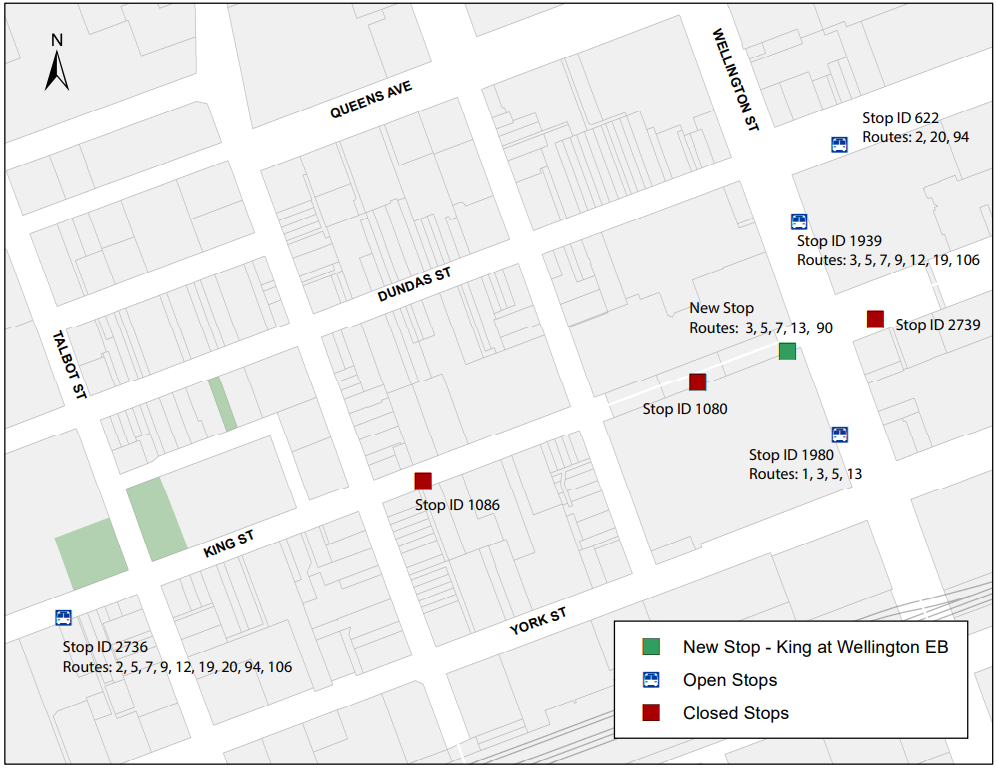 King Street Stop Changes – London Transit Commission